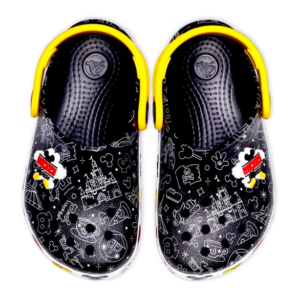 CROCS | Shoes | Crocs Kid Toddler Mickey Mouse Light Up Clogs Black ...